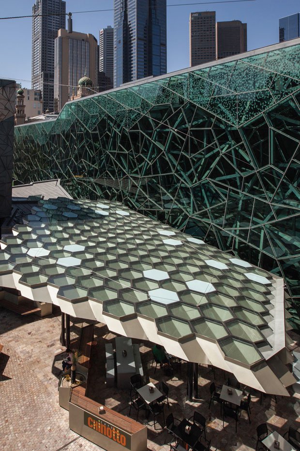 Cloud Canopy, Federation Square | BlueScope Steel Products for Australia