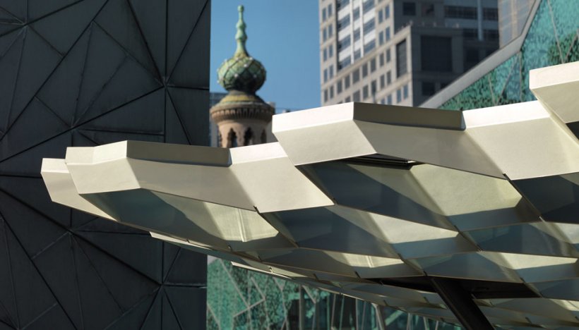 Cloud Canopy, Federation Square | BlueScope Steel Products for Australia